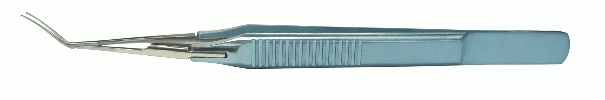XF-497ST Impex Tri-Hinge Capsulorhexis Forceps Curved, Sharp Tips | Impex
